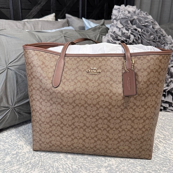 Coach | Bags | Coach City Tote In Micro Signature | Poshmark